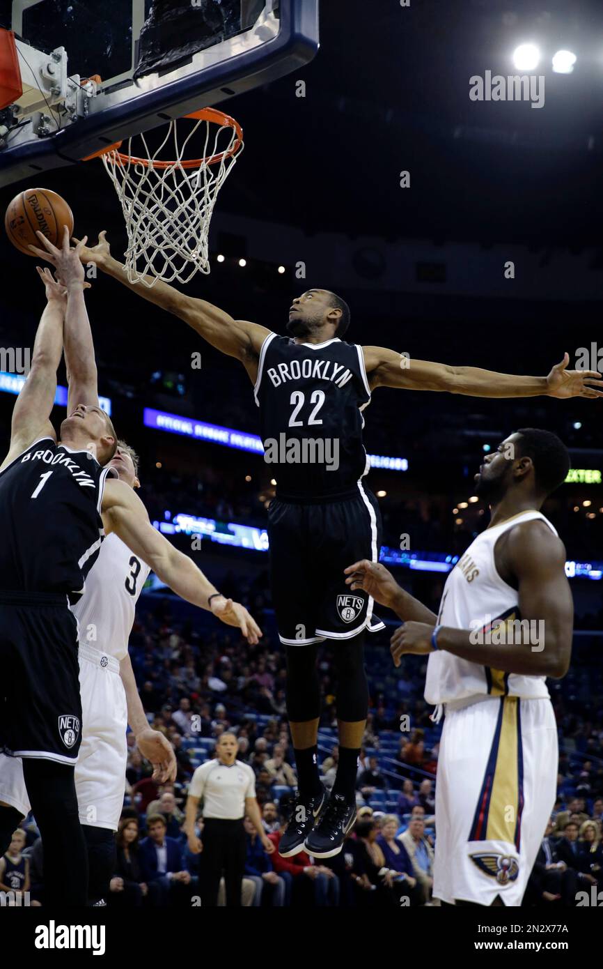 Brooklyn Nets guard Markel Brown (22) and center Mason Plumlee (1 ...