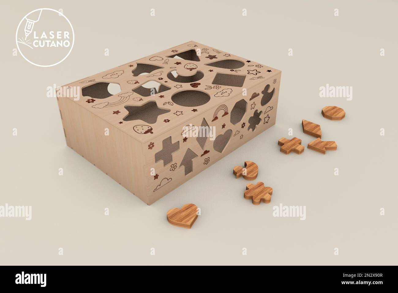 Cnc cut file for children hi-res stock photography and images - Alamy