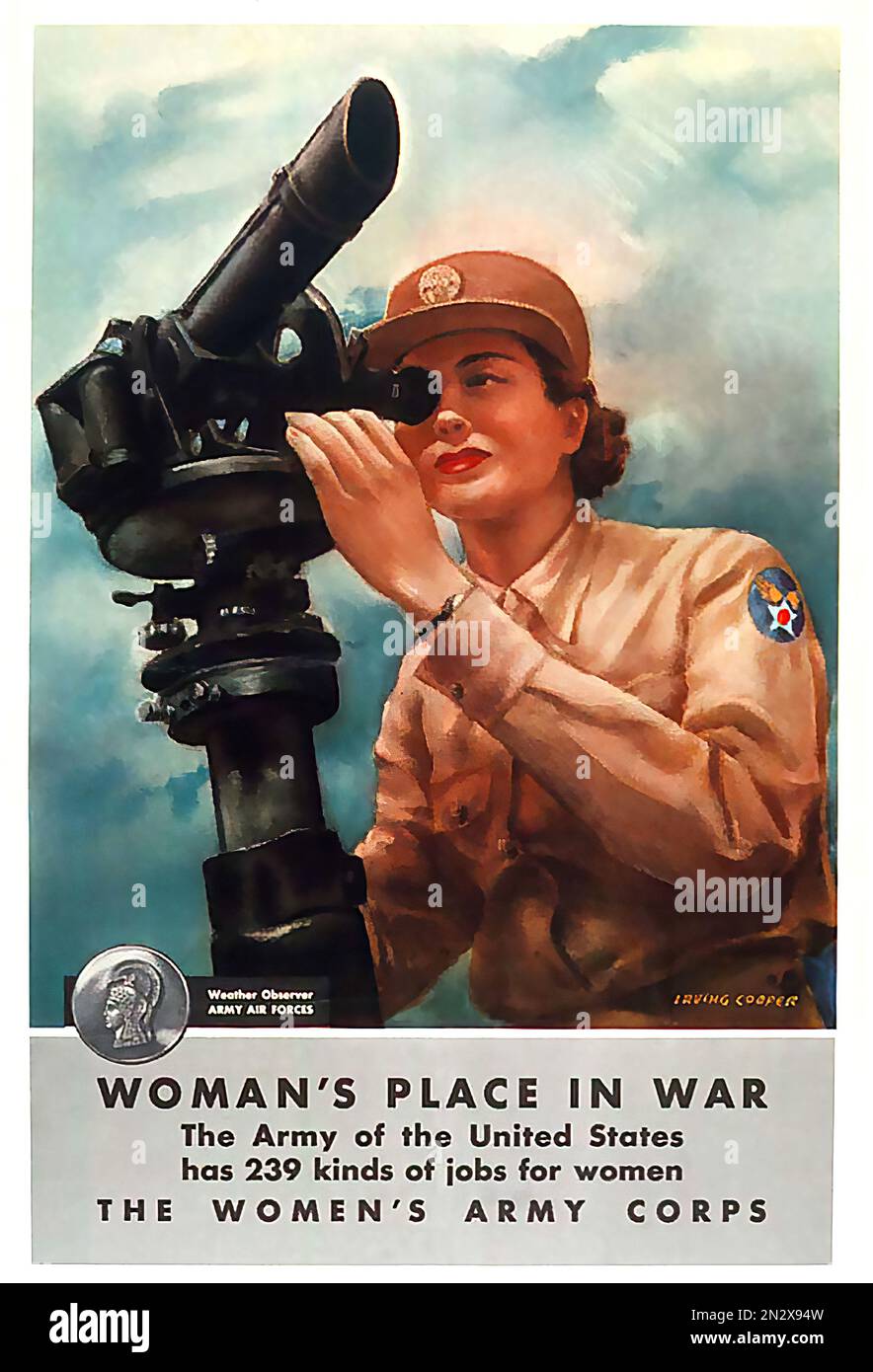 Wwii Propaganda Poster My Woman Of War Stock Photos Wwii