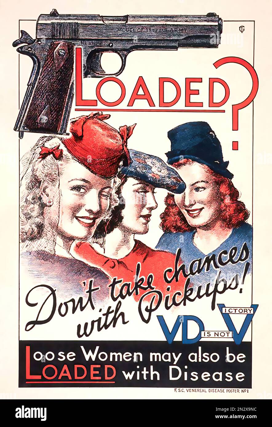 VD is not Victory ! Loose Women - World War II - U.S propaganda Poster ...