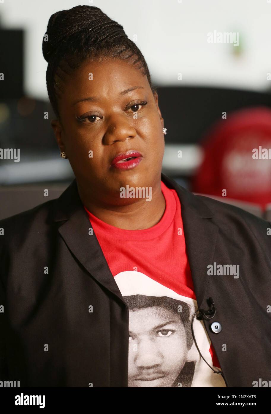 Sybrina Fulton, mother of Trayvon Martin, speaks with the Associated ...
