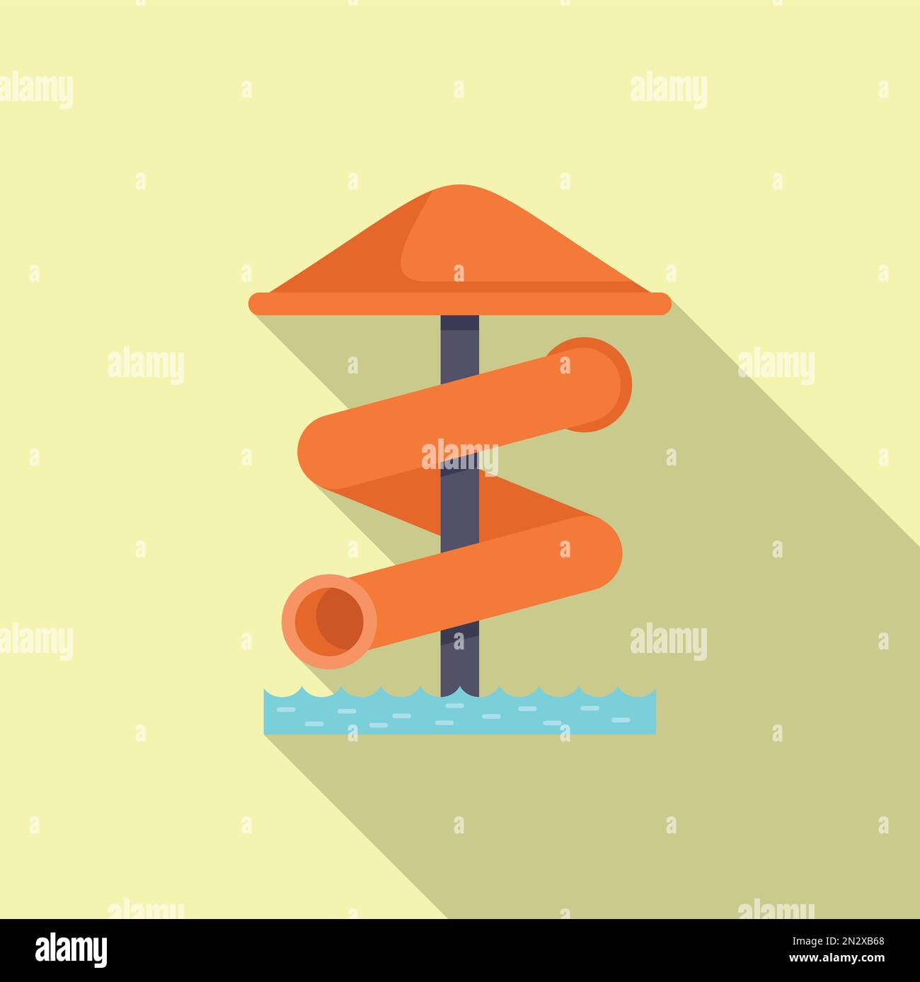 Waterslide children Stock Vector Images - Alamy