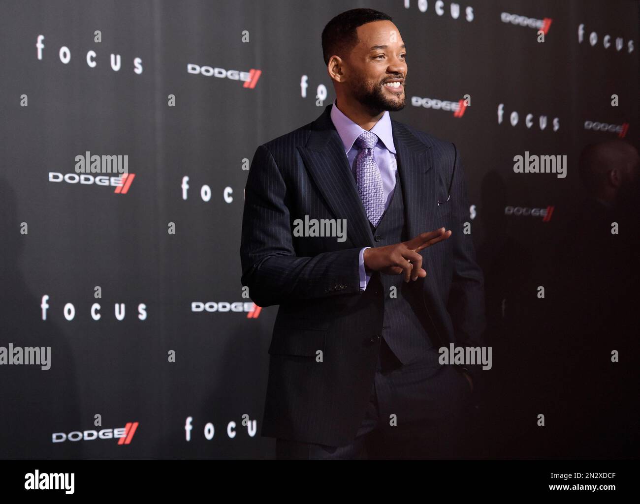 Will Smith arrives at the world premiere of "Focus" at the TCL Chinese ...