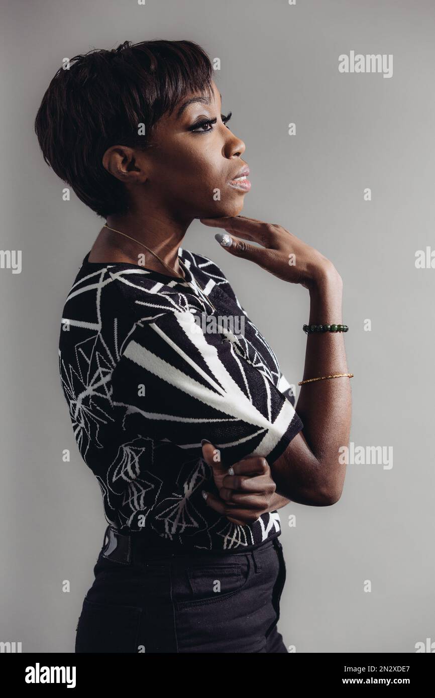Estelle poses for a portrait during an interview Tuesday, Feb. 24, 2015 ...