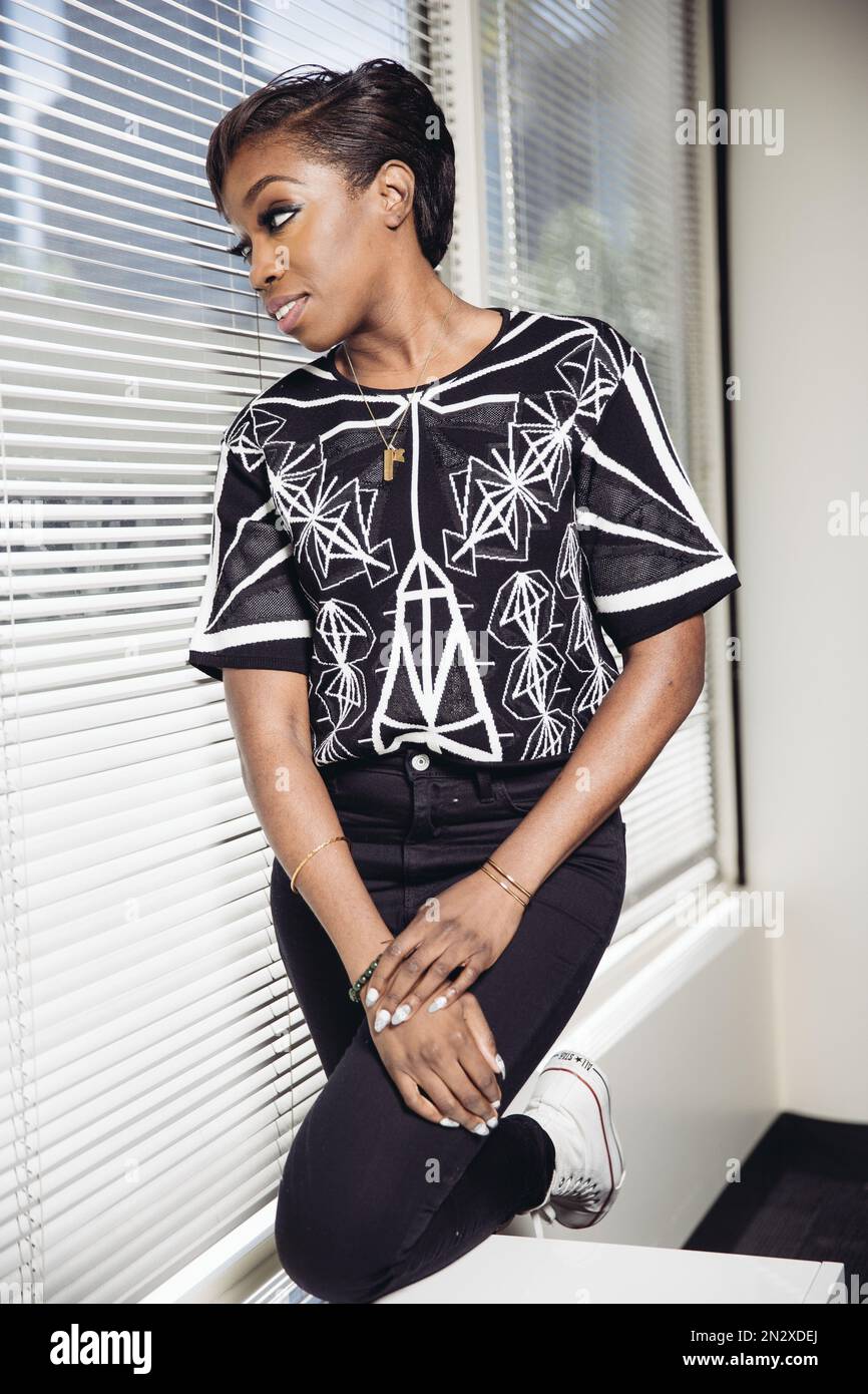 Estelle poses for a portrait during an interview on Tuesday, February ...