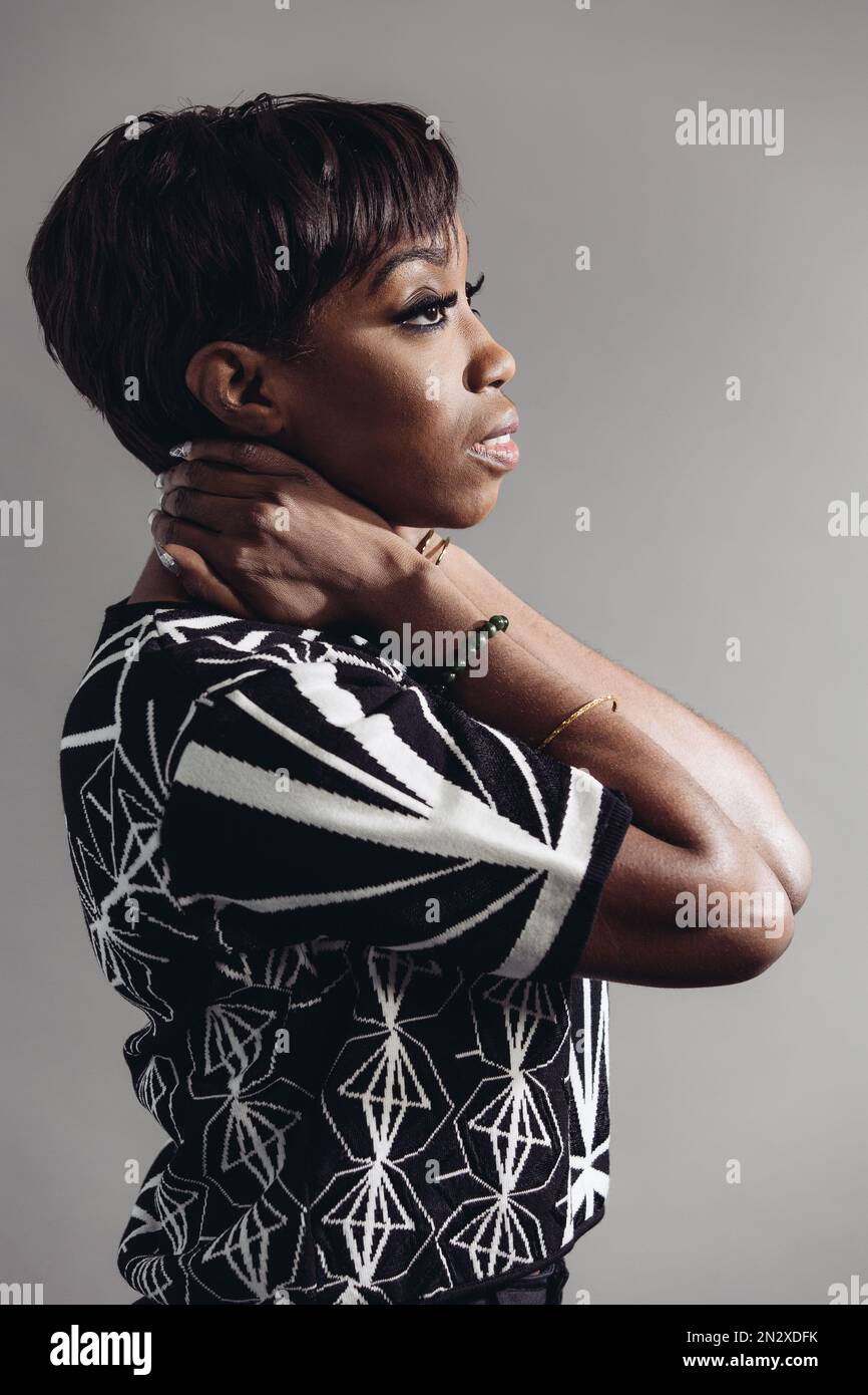Estelle poses for a portrait during an interview on Tuesday, February ...