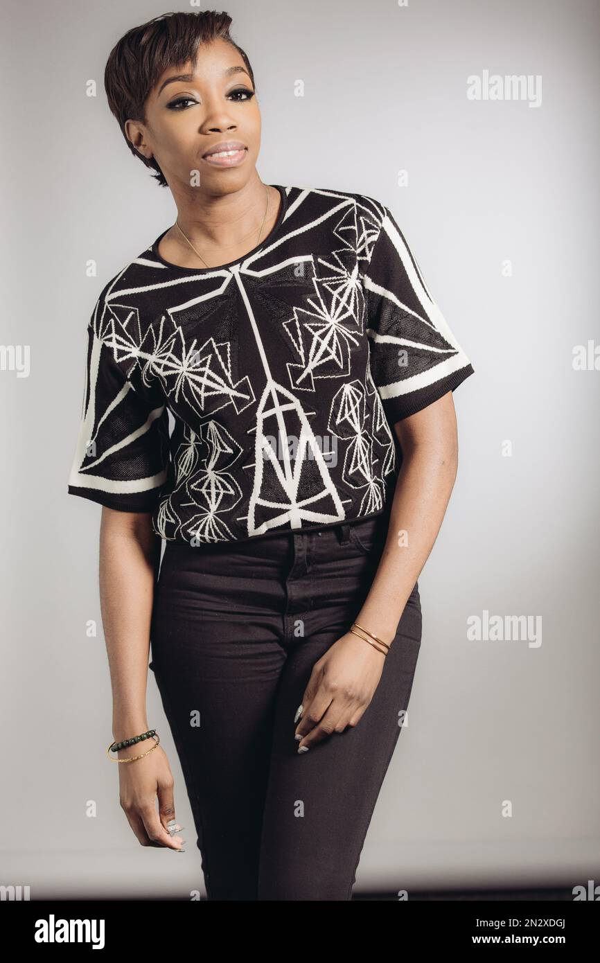 Estelle poses for a portrait during an interview on Tuesday, February ...