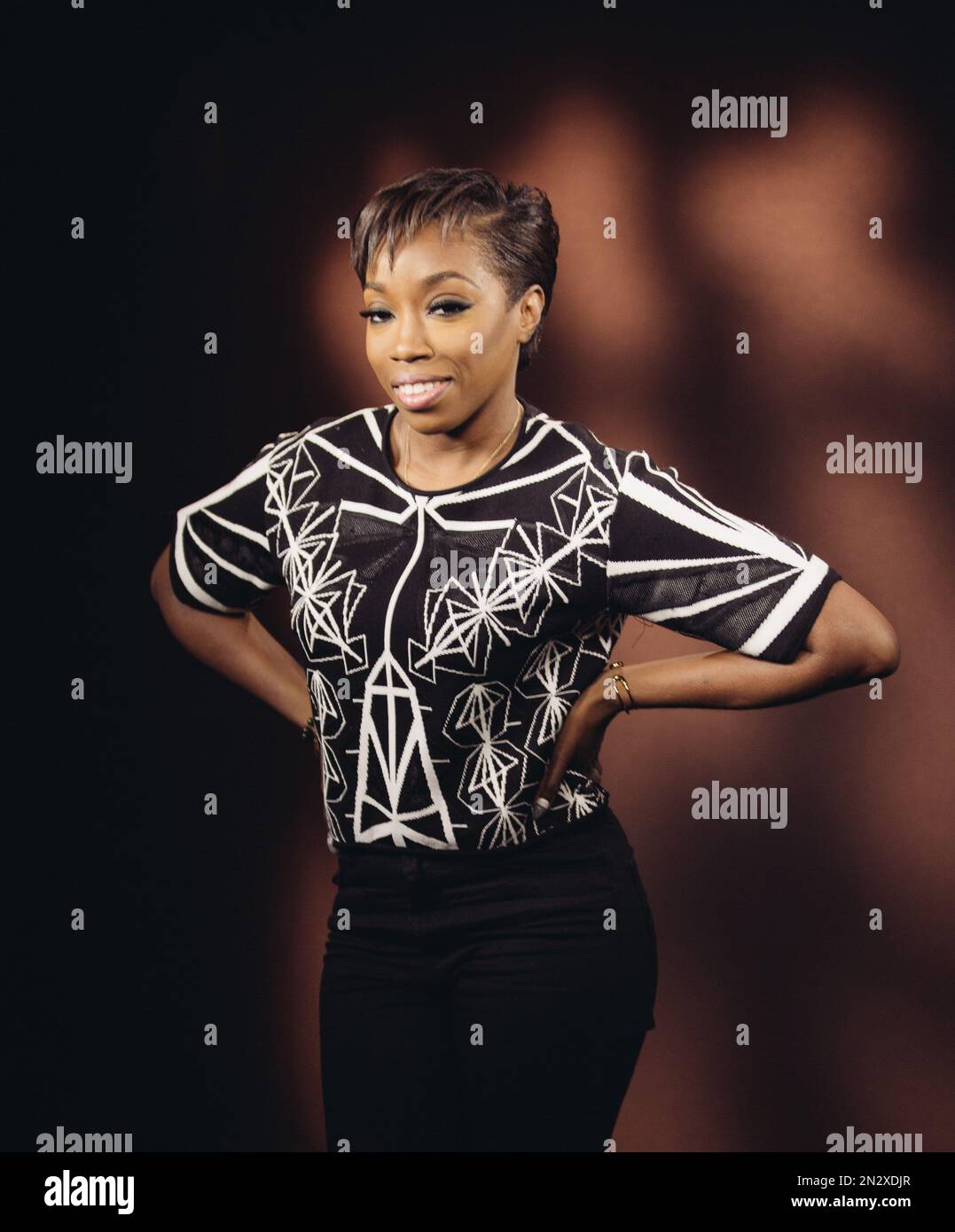 Estelle poses for a portrait during an interview on Tuesday, February ...