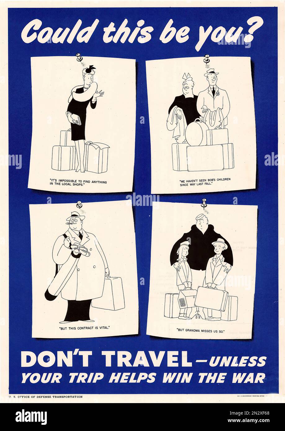 1945 only war travel ! - World War II - Comic style U.S propaganda ...
