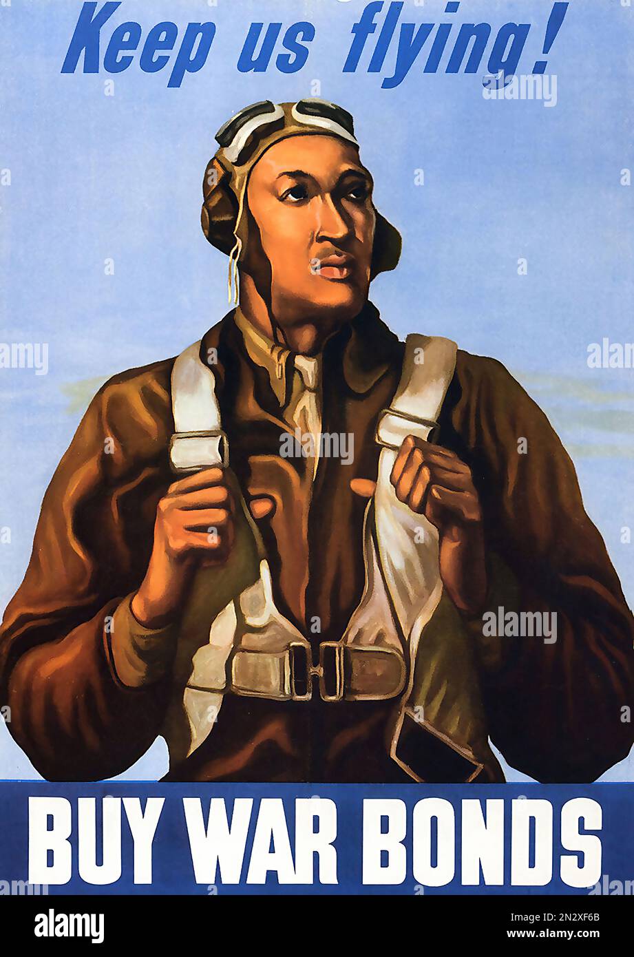 keep us flying! War Bonds - World War II - U.S propaganda Poster Stock ...