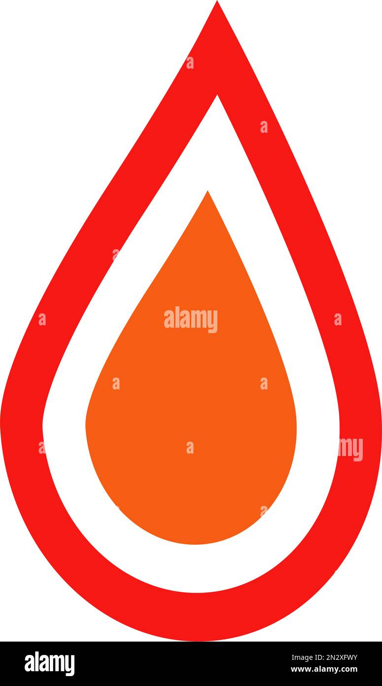 Flame Icon. Fire. Energy. Editable vector Stock Vector Image & Art - Alamy