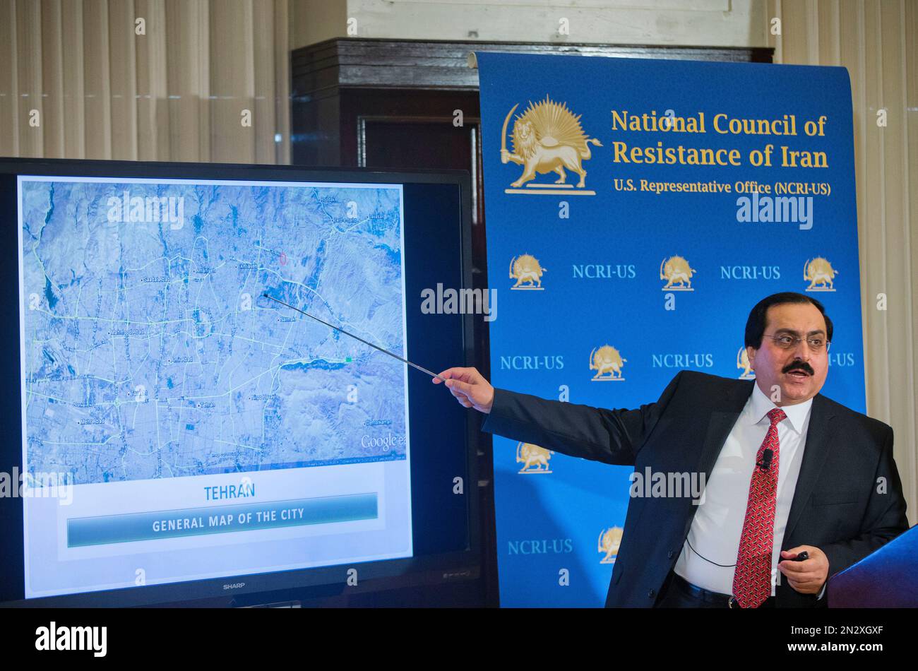 Alireza Jafarzadeh, deputy director of National Council of Resistance ...