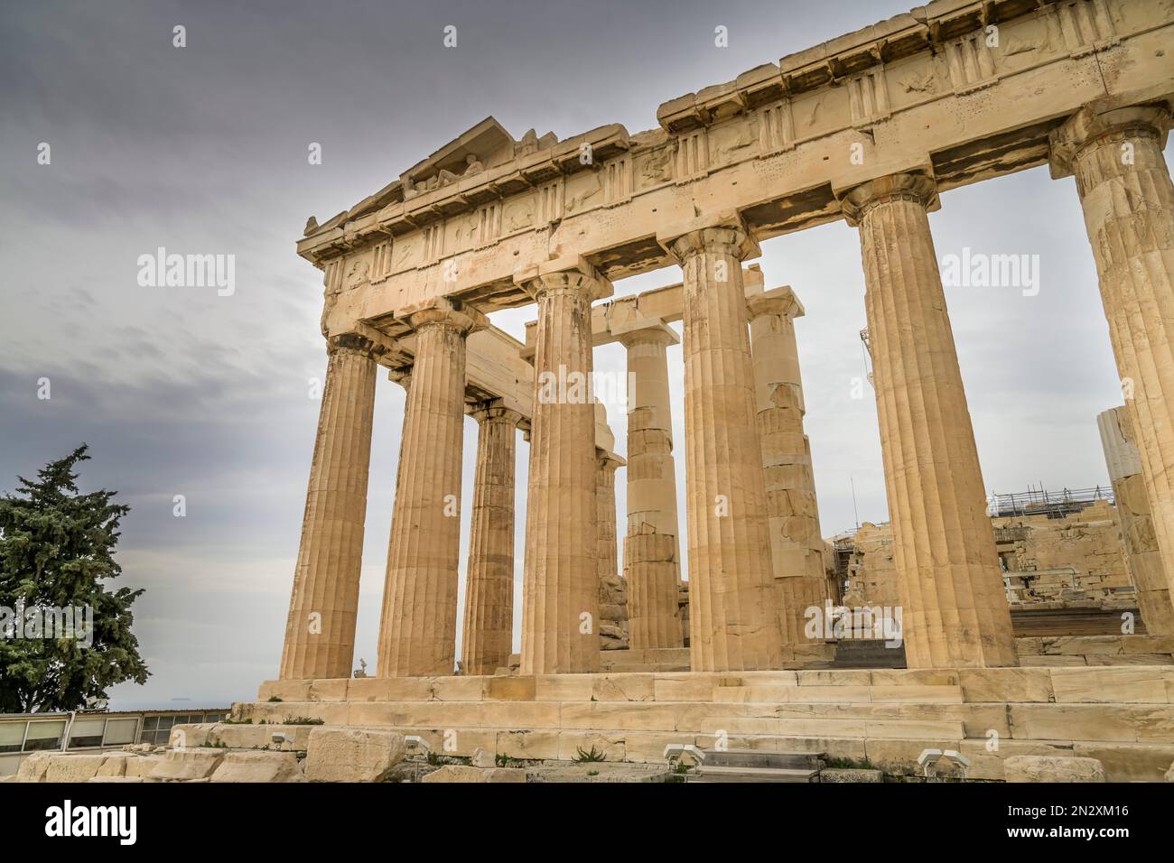 Parthenon Tempel, Akropolis, Athen, Griechenland Stock Photo - Alamy