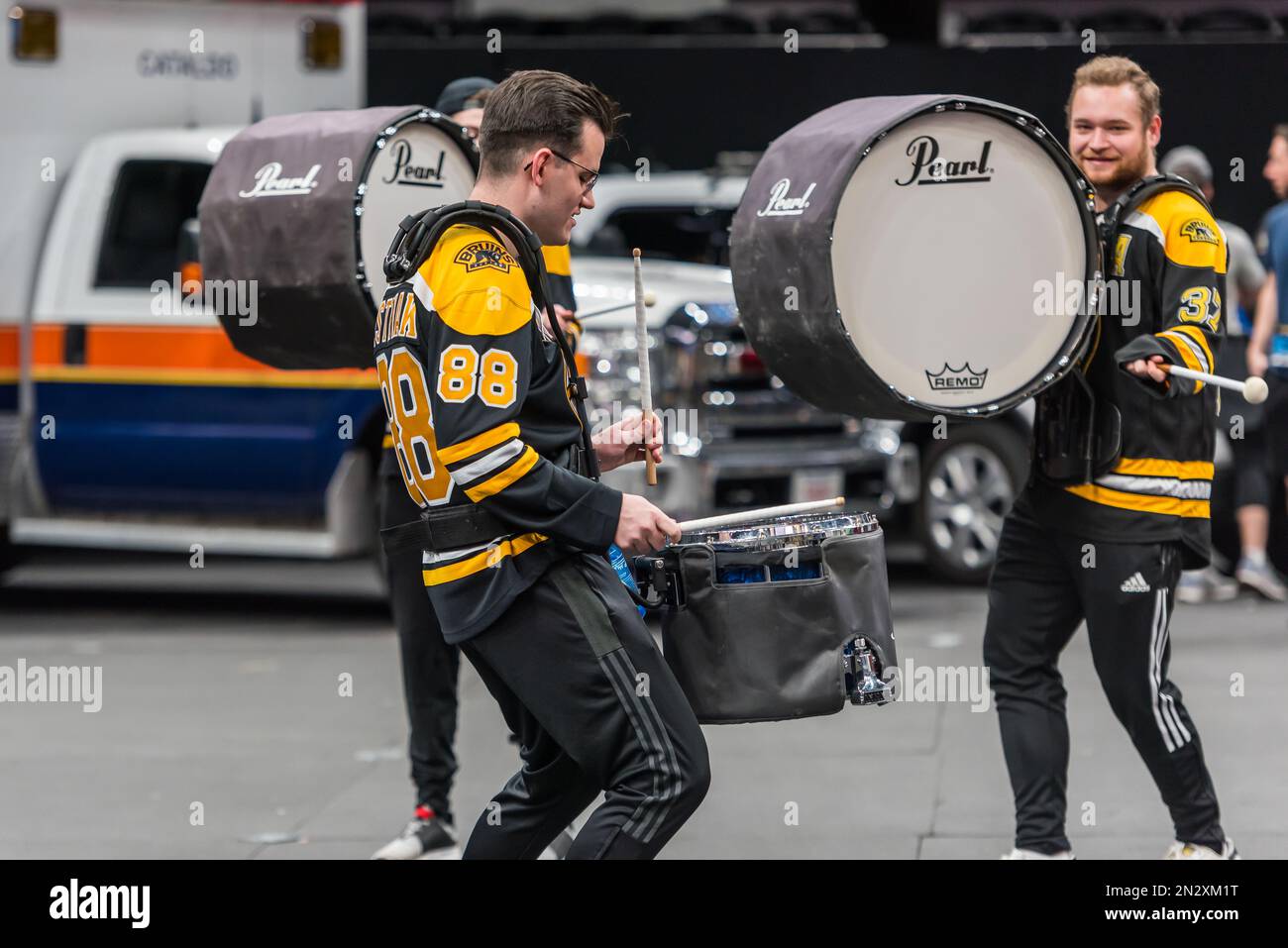 Drummers performing at the 7th Annual Boston BFit Challenge First ...