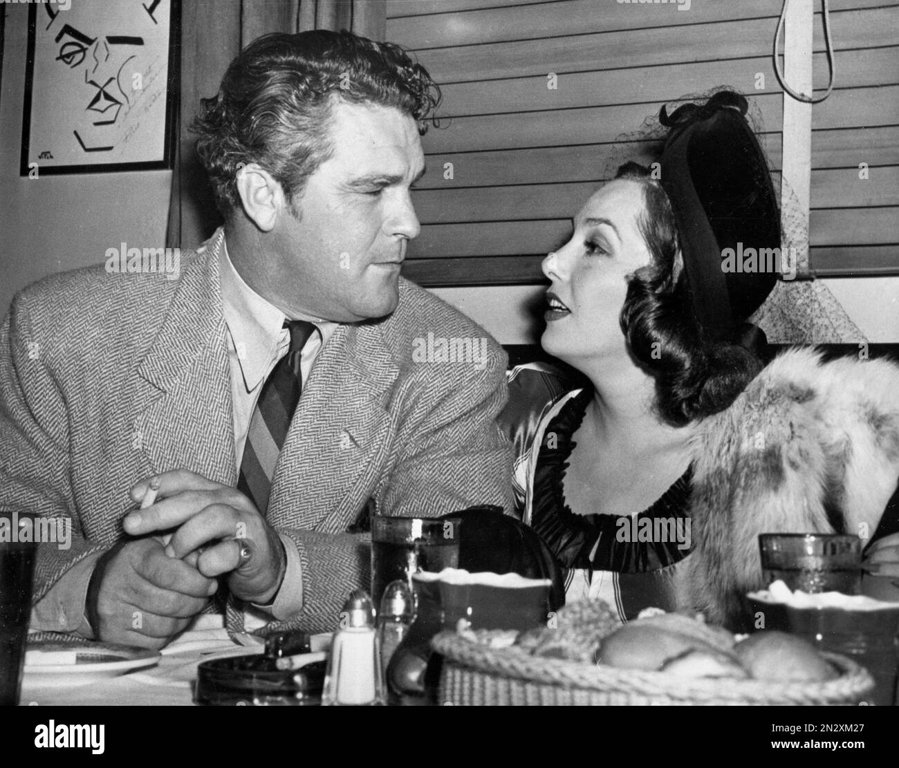 Lupe Velez, bombastic Mexican actress, dines at the Brown Derby ...