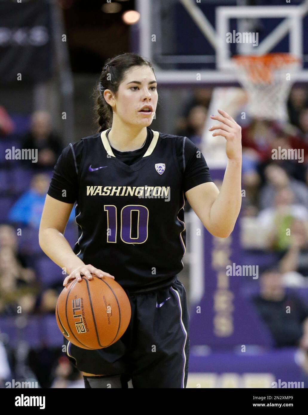 Washington's Kelsey Plum in action against Washington State in an NCAA ...