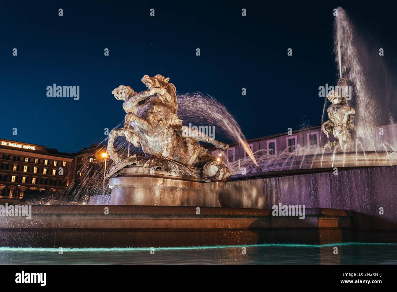 Rome Roundabout City Center Stock Photo - Alamy