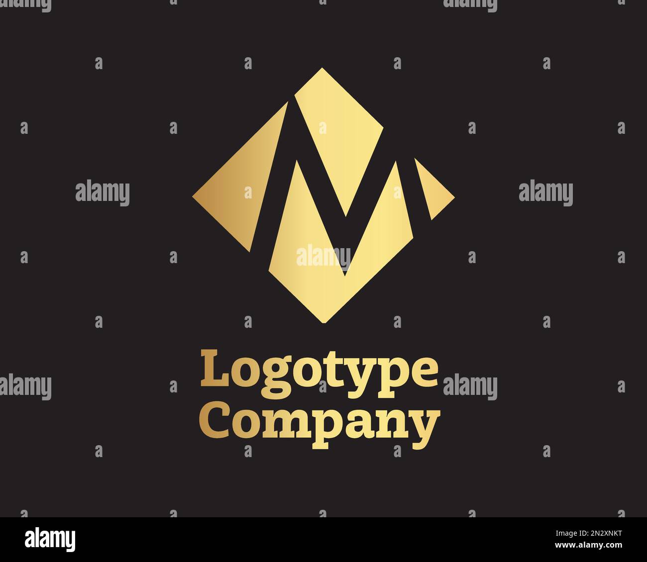 Sign of the letter M Branding Identity Corporate vector logo design ...