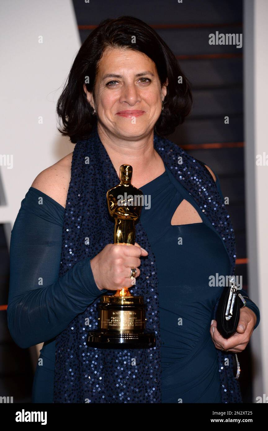 Anna Pinnock, winner of the award for best production design for "The ...