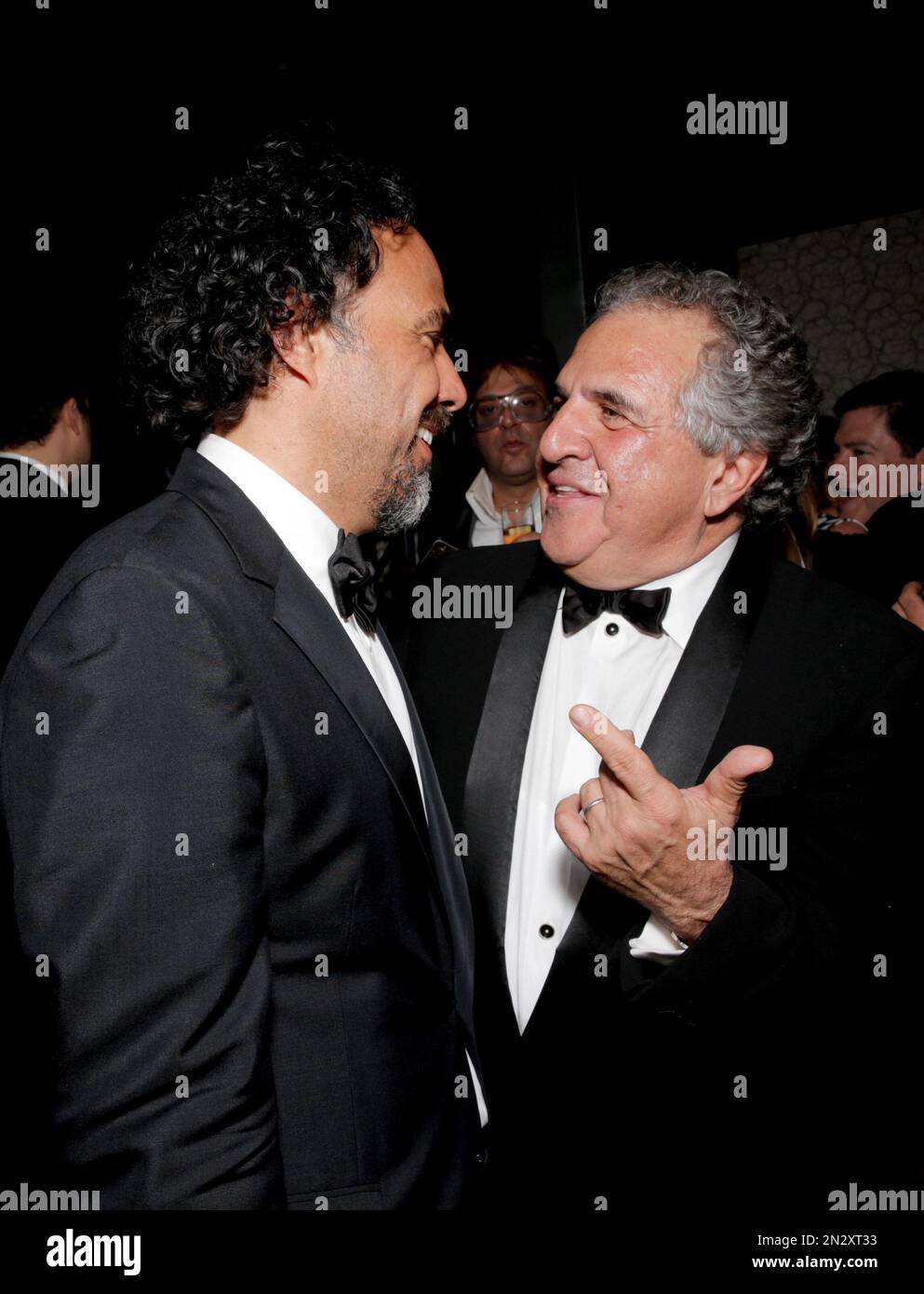 Alejandro Gonz lez I rritu, left, and Jim Gianopulos, President and CEO, 20th Century Fox, are ...