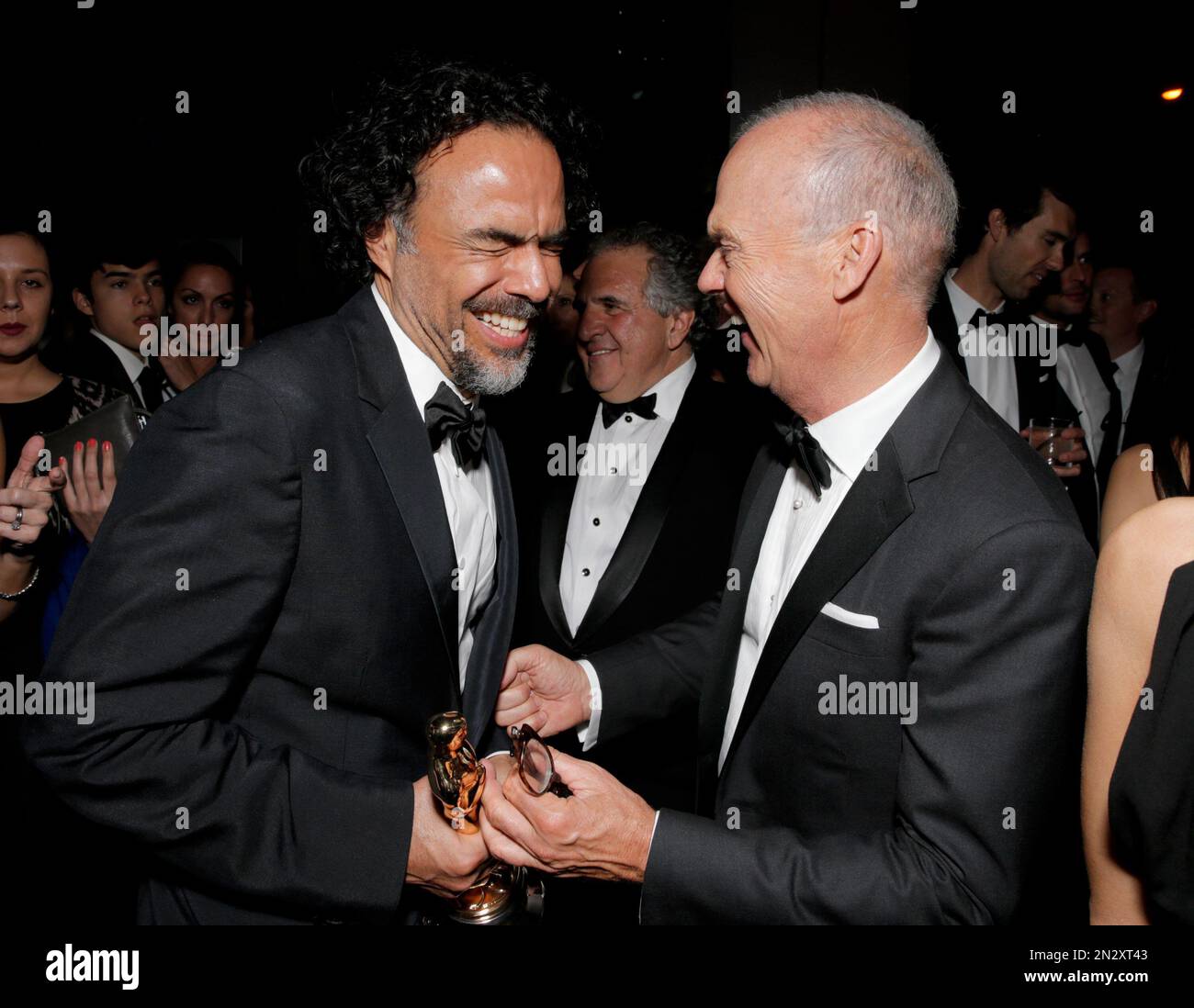 Alejandro Gonz lez I rritu, from left, Jim Gianopulos, President and CEO, 20th Century Fox, and ...
