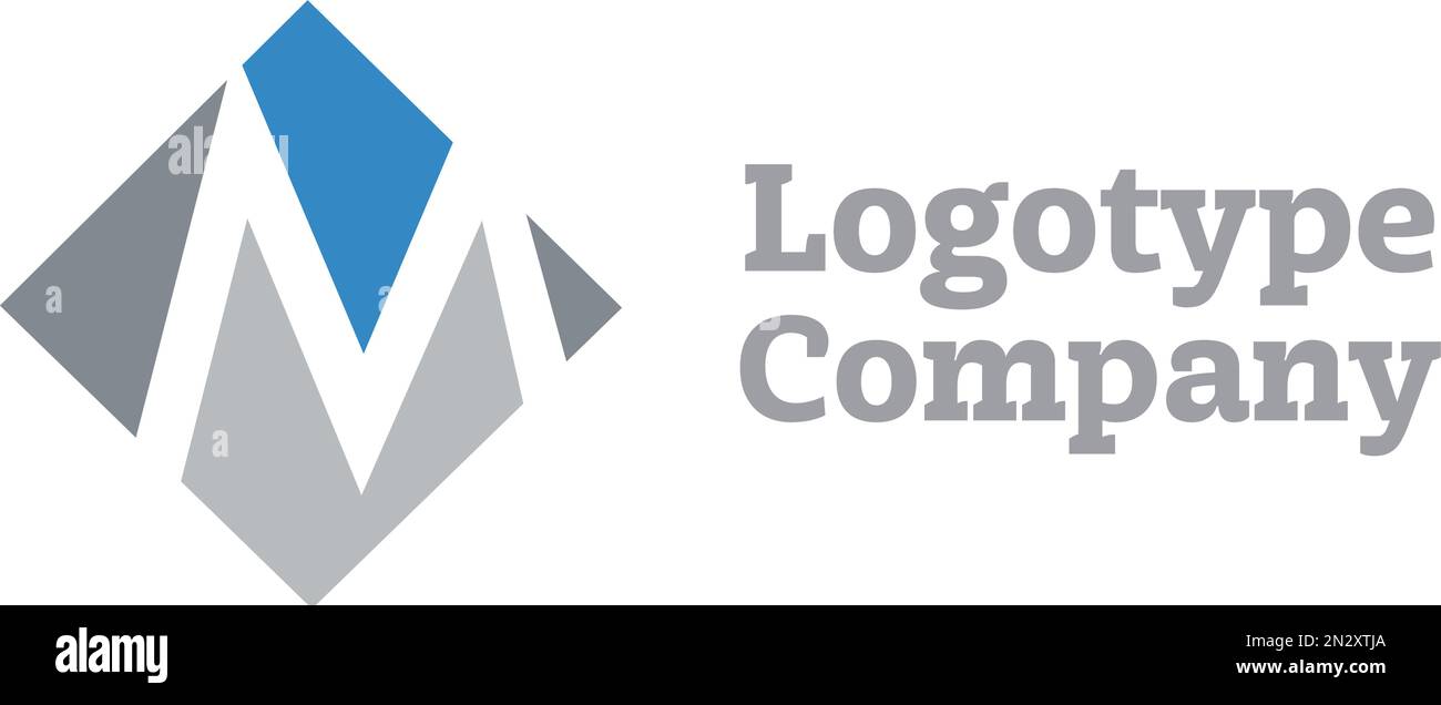 Sign of the letter M Branding Identity Corporate vector logo design ...