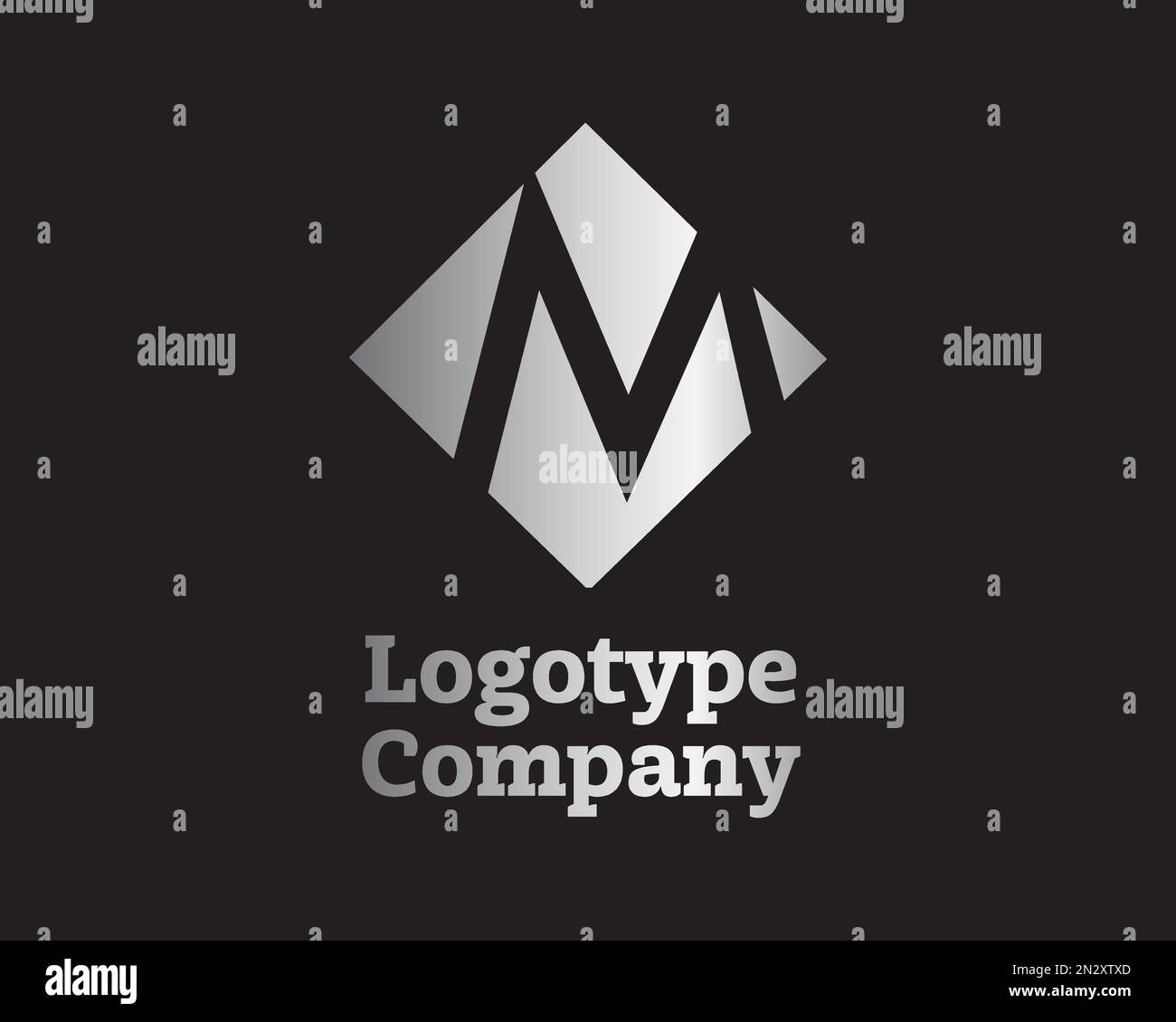 Sign of the letter M Branding Identity Corporate vector logo design ...