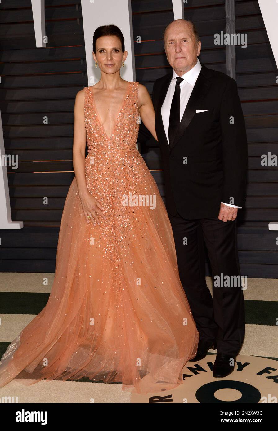 Luciana Duvall, left, and Robert Duvall arrive at the 2015 Vanity Fair ...