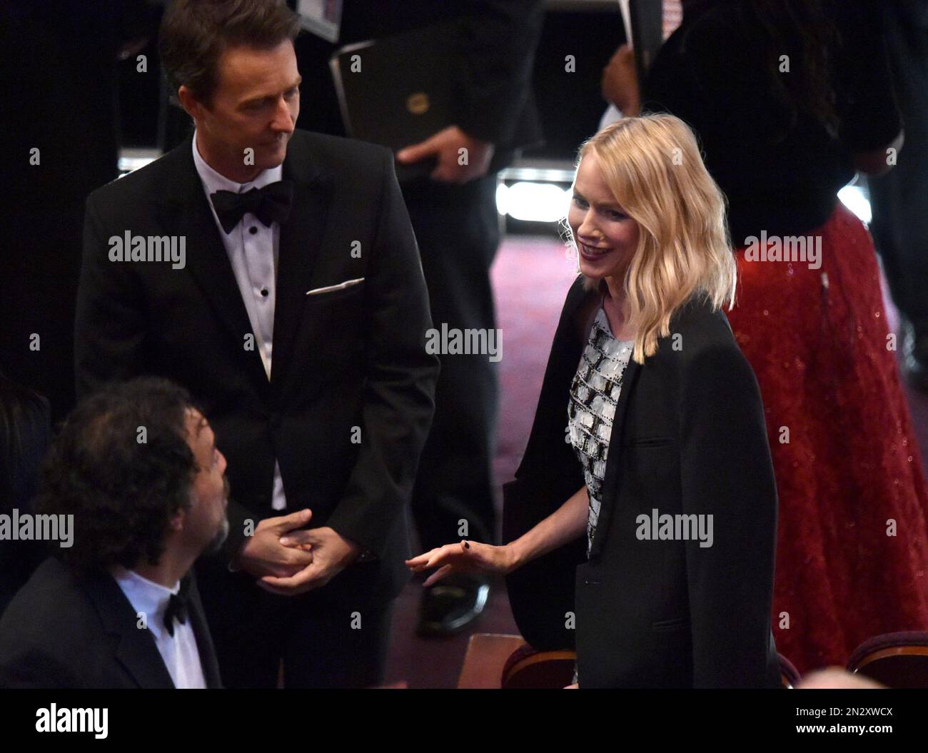 Alejandro Gonzalez Inarritu, from left, and Edward Norton, and Naomi ...