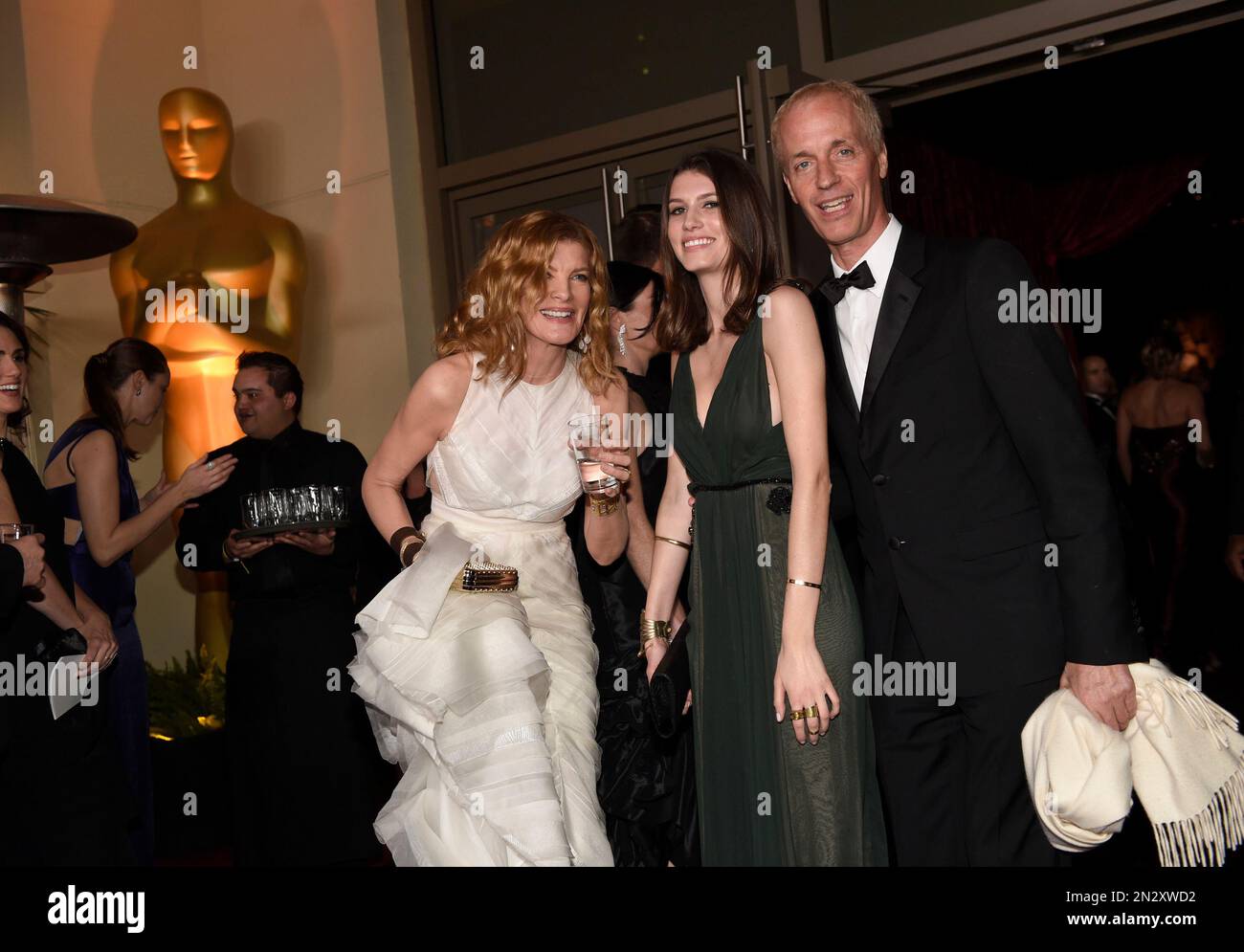 From left, Rene Russo, Rose Gilroy and Dan Gilroy attend the Governors ...