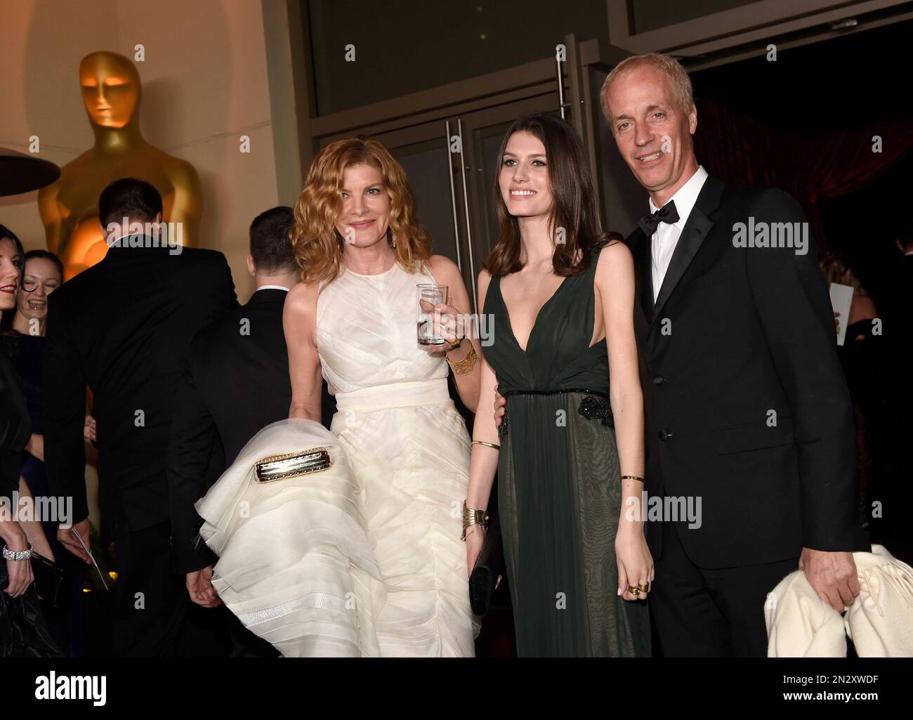 From left, Rene Russo, Rose Gilroy and Dan Gilroy attend the Governors ...