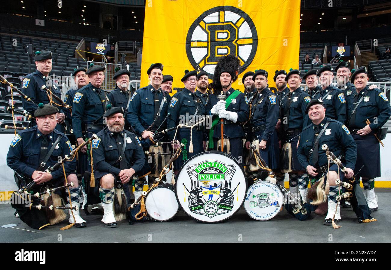 Boston Police Gaelic Column of Pipes & Drums at the 7th Annual Boston ...