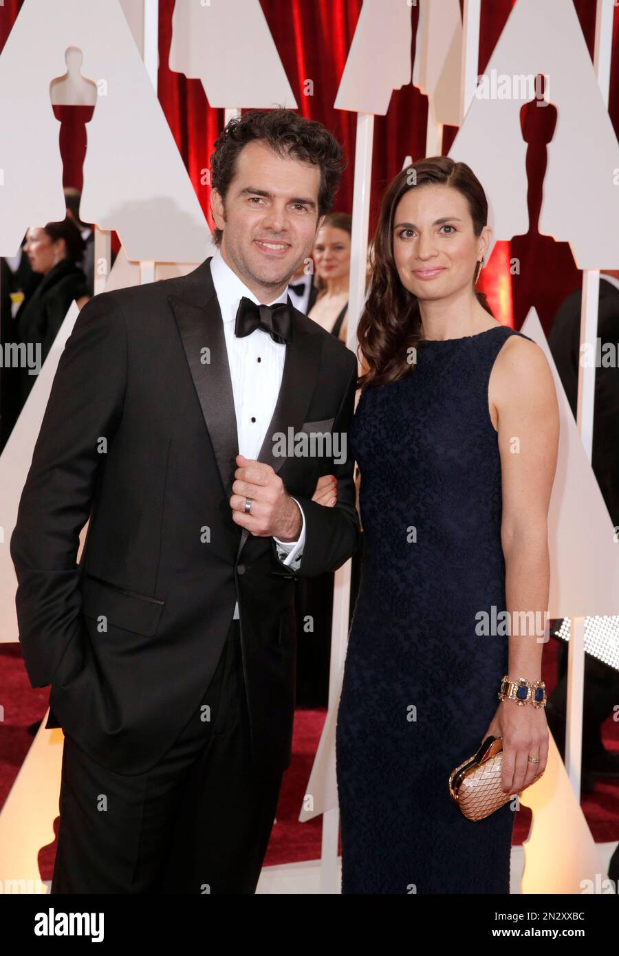 Craig Mann, left, and guest arrive at the Oscars on Sunday, Feb. 22 ...