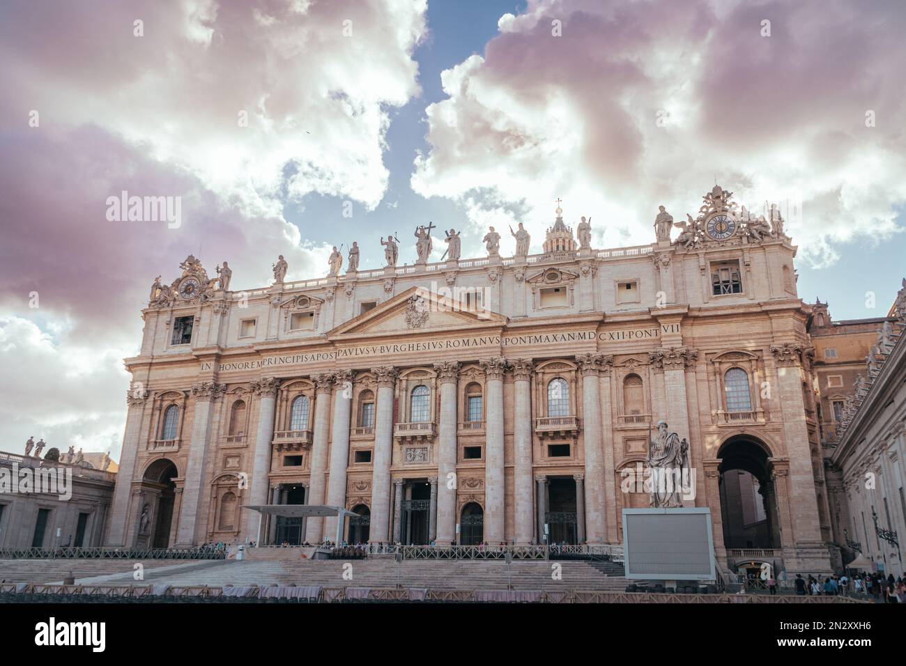 St. Peter's Basilica - Vaticano Rome, Italy Stock Photo - Alamy