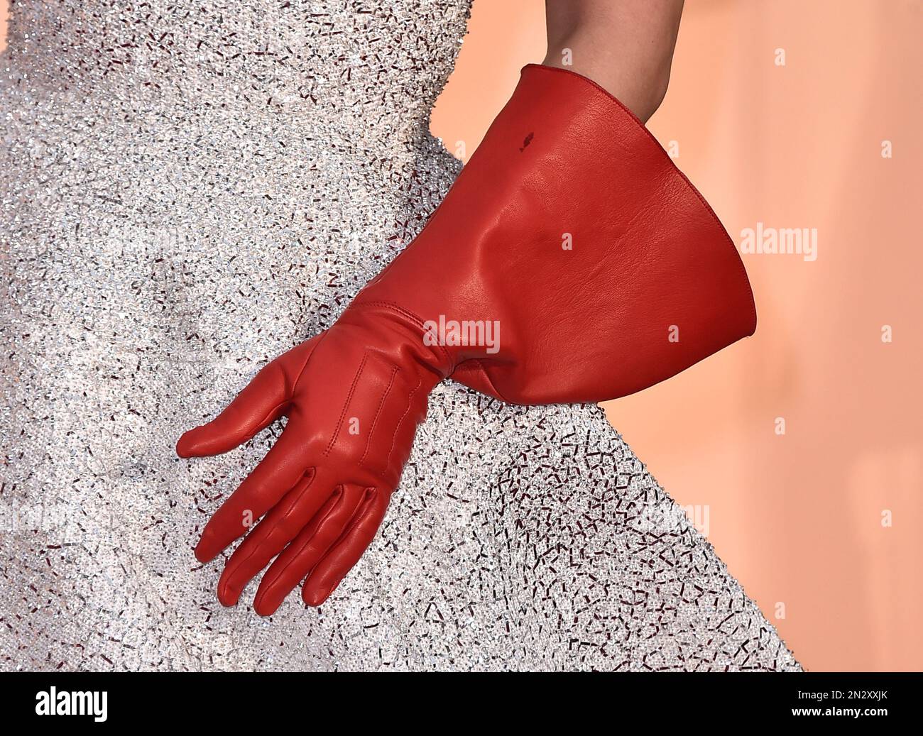 Lady GaGa arrives at the Oscars on Sunday, Feb. 22, 2015, at the Dolby ...