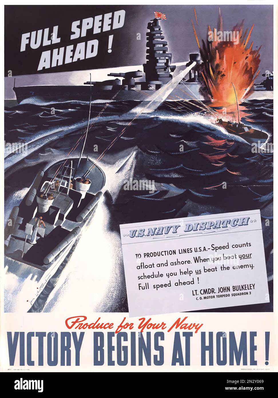 Produce for your Navy ! Full Speed Ahead - World War II - U.S ...