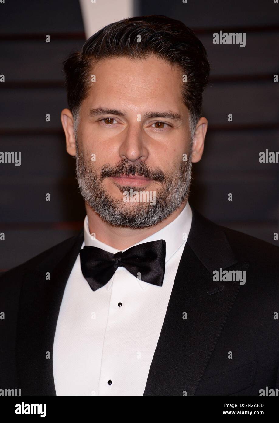 Joe Manganiello arrives at the 2015 Vanity Fair Oscar Party on Sunday ...