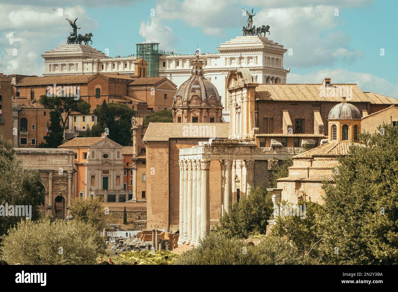 Roman Forum Rome Italy Stock Photo - Alamy