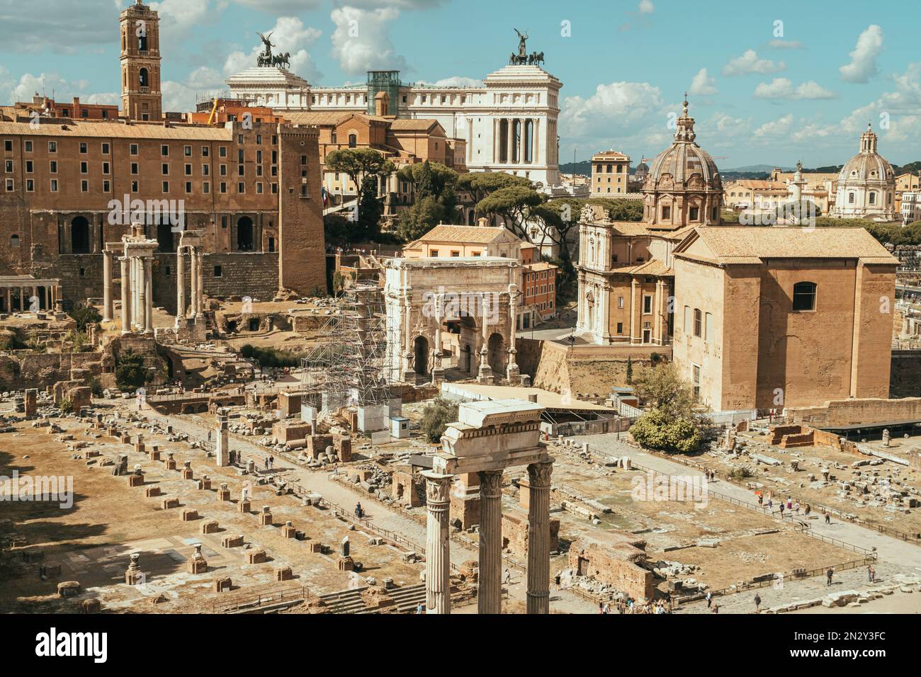 Roman Forum Rome Italy Stock Photo - Alamy