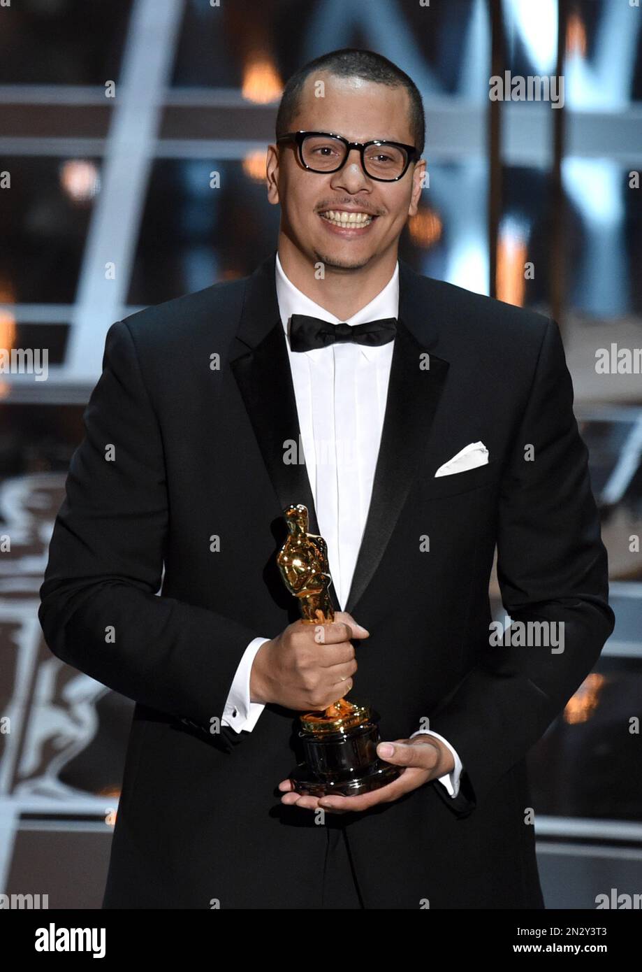 James Lucas accepts the award for best live action short film for “The ...