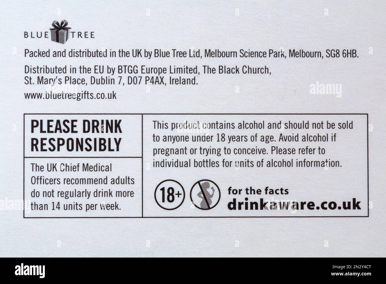 This product contains alcohol and should not be sold to anyone under 18 ...