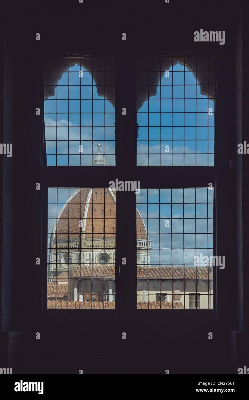 Florence Duomo Cathedral of Santa Maria del Fiore thru Window on ...