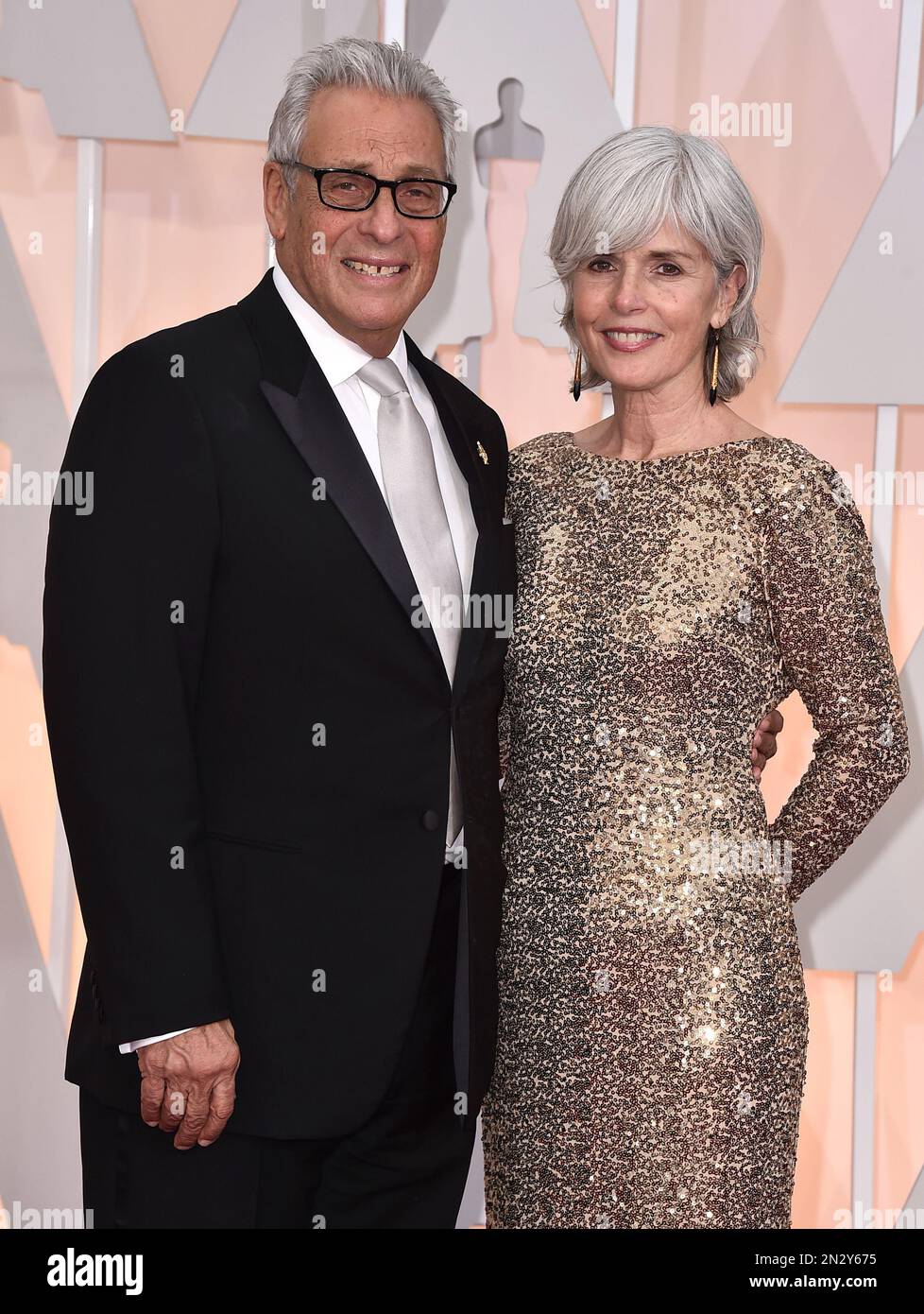Hawk Koch, left, and Molly Koch arrive at the Oscars on Sunday, Feb. 22 ...