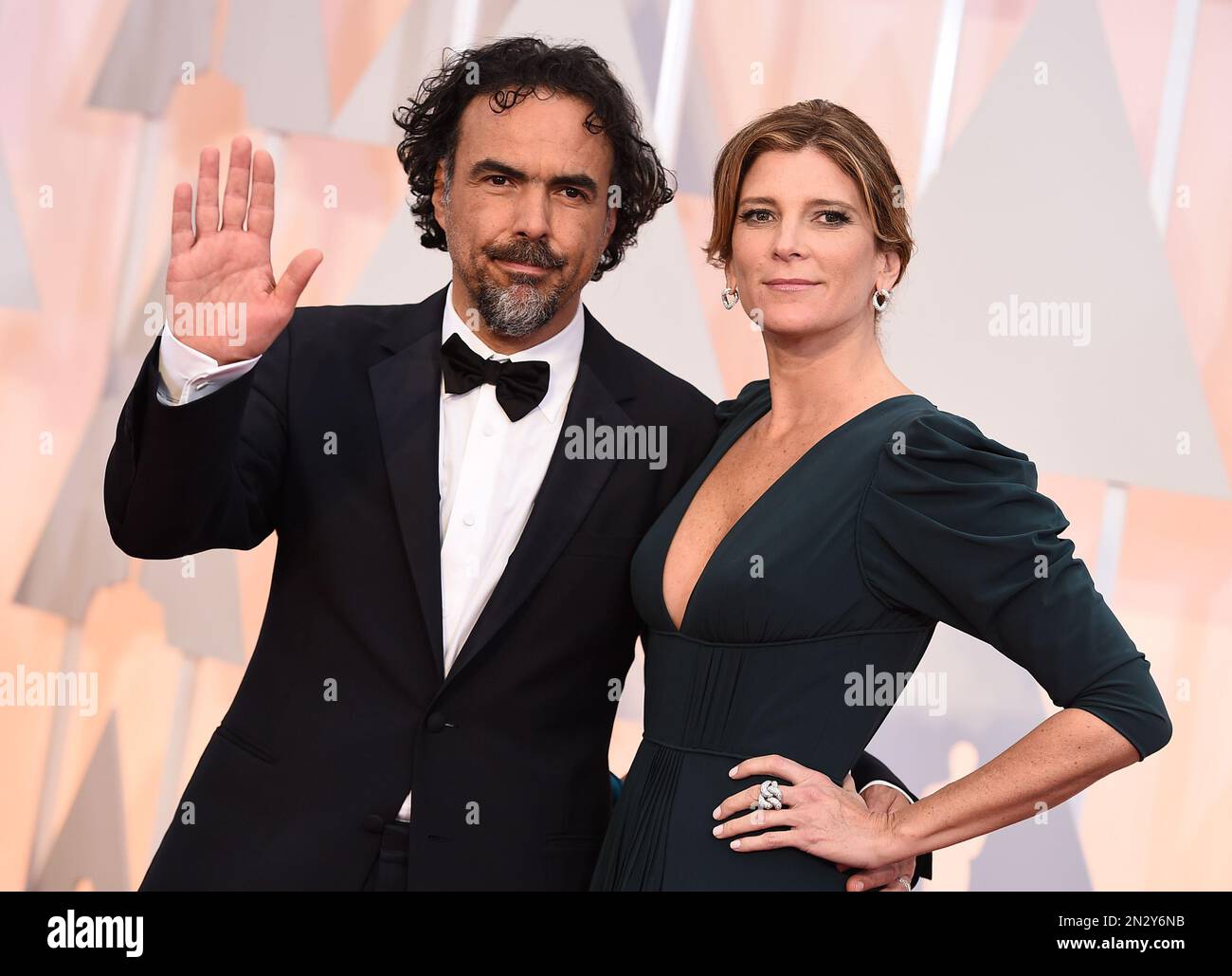 Alejandro Gonzalez Inarritu, left, and Maria Eladia Hagerman arrive at ...
