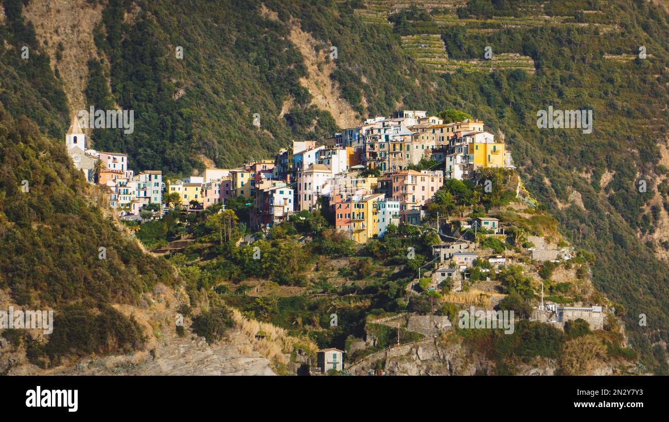 Cinque terre shoreline sunset hi-res stock photography and images - Alamy