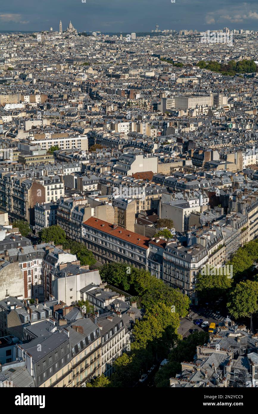 Paris 4k aerial view hi-res stock photography and images - Alamy