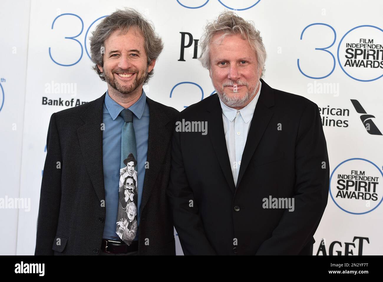 Larry Karaszewski, left, and Scott Alexander arrive at the 30th Film ...