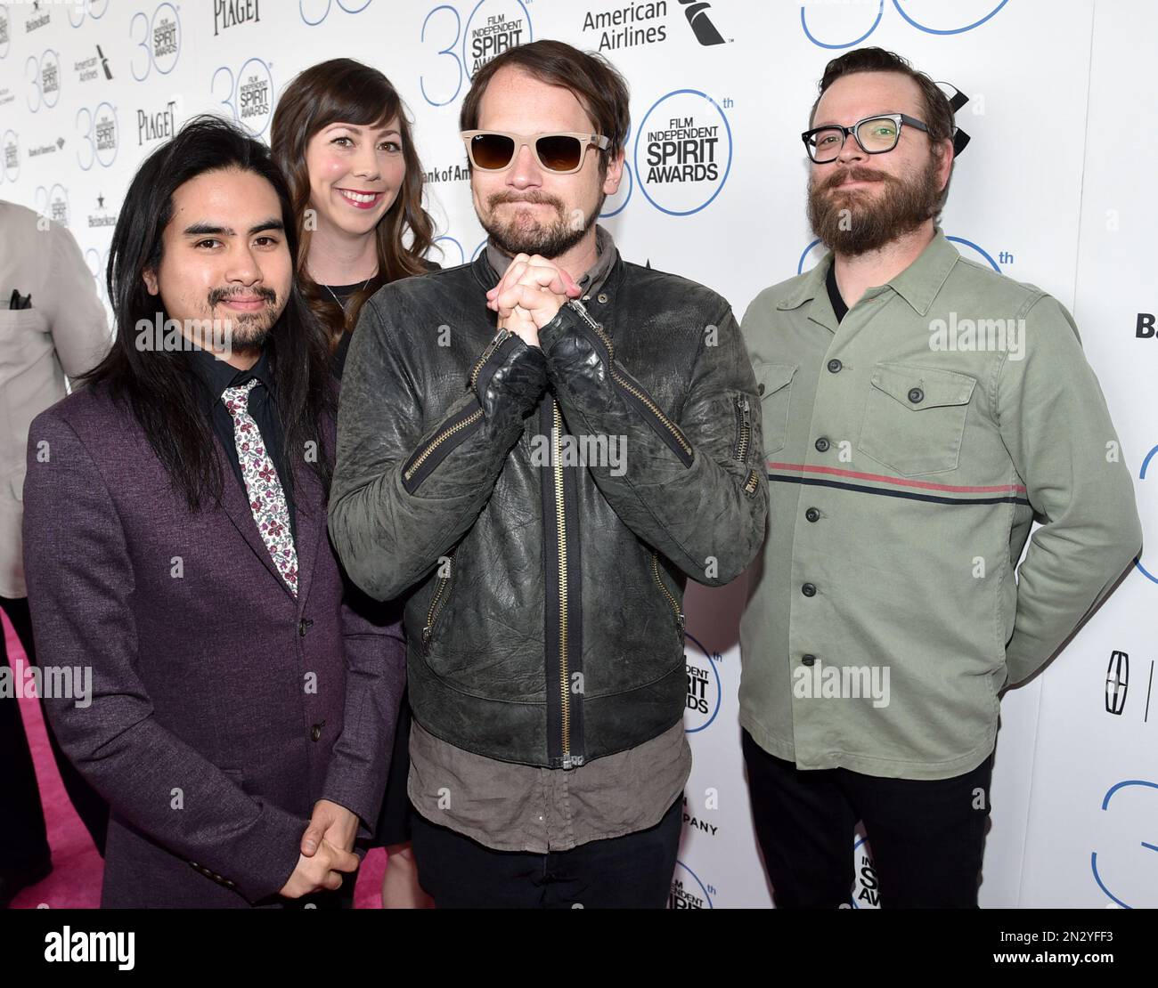 Christopher Guanlao, from left, Nikki Monninger, Brian Aubert, and Joe Lester of the musical ...