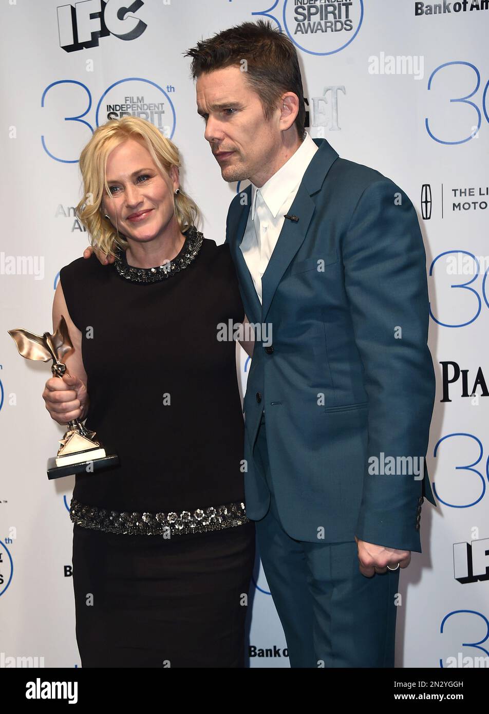 Patricia Arquette, winner of the award for best supporting female for ...
