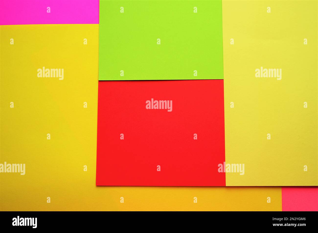 Happy paper background with different colors Stock Photo - Alamy